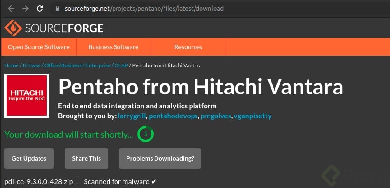 Instalación de Pentaho